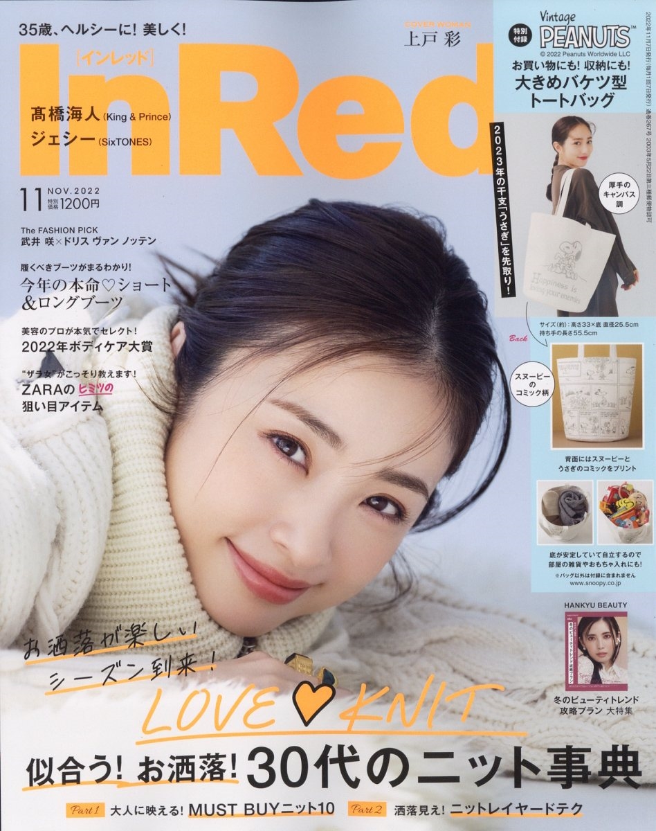 In Red (イン レッド) 2022年 11月号 [雑誌] 大人の本命ニット
