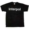 Interpol/Interpol 「White Logo」 T-shirt Black/Lサイズ