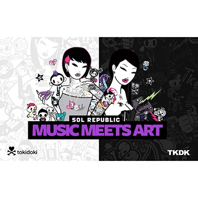 SOL REPUBLIC Tracks オンイヤー・ヘッドフォン TOKIDOKI
