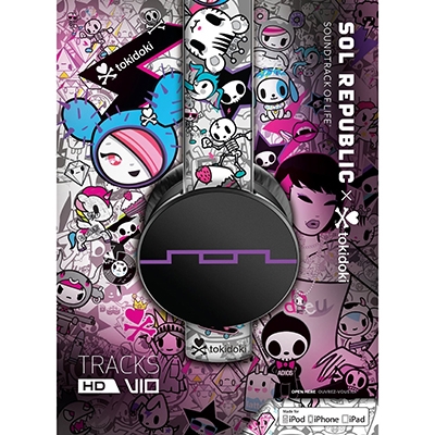 SOL REPUBLIC Tracks オンイヤー・ヘッドフォン TOKIDOKI
