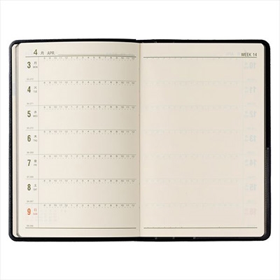 1226 NOLTY 能率手帳4(黒)