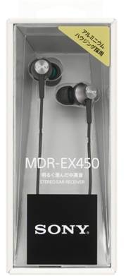 SONY 密閉型インナーイヤーレシーバー MDR-EX450 クロームグレー