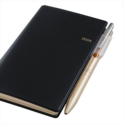 2024年1月始まり手帳 ウィークリー NOLTY(ノルティ) ポケット7(黒) 1908