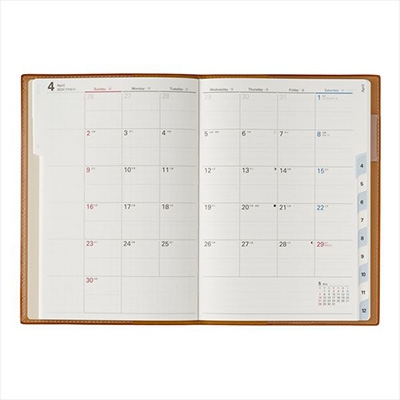 6478 NOLTY アクセスB6マンスリー 日曜始まり(キ