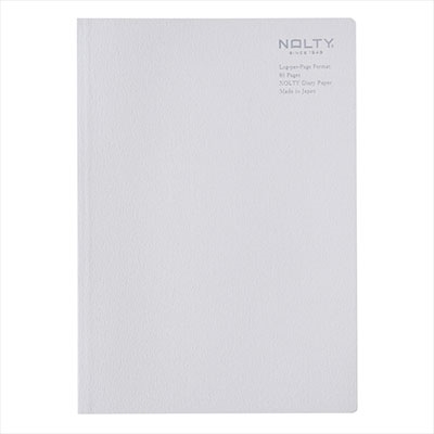 NOLTY(ノルティ) 手帳 ティオ用補充ノート A5 ログタイプ ライト(グレー) 8941