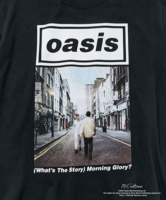 Oasis/oasis 30th Anniversary Tシャツ 『(What's the Story) Morning Glory?』 Black M