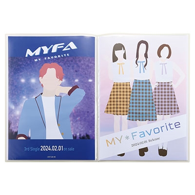 Myfa ポスターコレクションファイル ジェットブラック