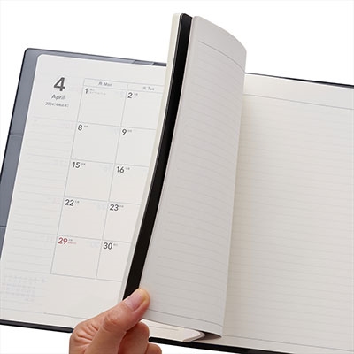 NOLTY(ノルティ) ティオA5 フラップ付き手帳カバー&ブックセット(ブラック) 8720