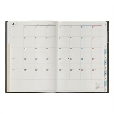 6490 NOLTY アクセスA5マルチプランナー(カーキ)