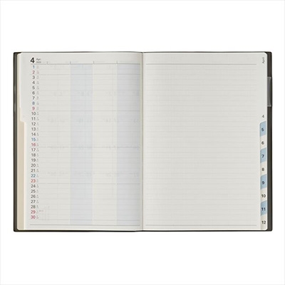 6490 NOLTY アクセスA5マルチプランナー(カーキ)