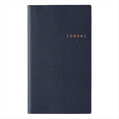 2024年1月始まり手帳 ウィークリー NOLTY(ノルティ) ワイド2(ダークネイビー) 1412