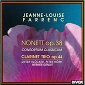 Jeanne-Louise Farrenc: Nonett, Op.38, Clarinet Trio Op.44/コンソルティウム・クラシクム